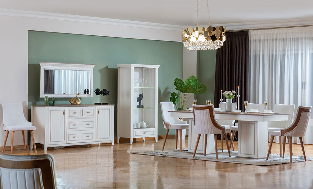 Tiffany Dining Set - 8 Seater from mk kabbani furniture – MK Kabbani KSA